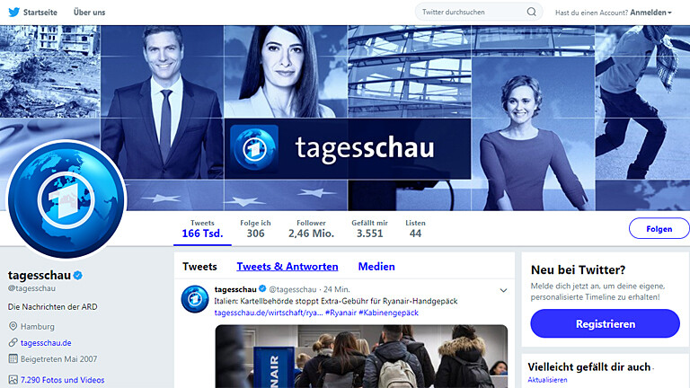 Medien: Die Social-Media-Strategie der Tagesschau · Dlf Nova