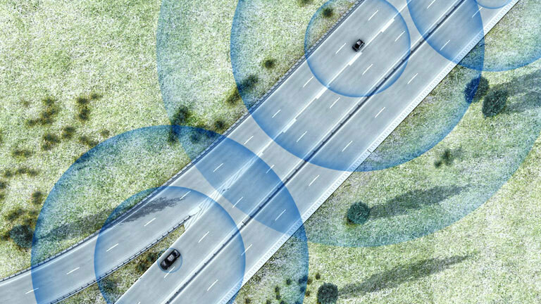 Car2Car-Communication: Live-Test in Düsseldorf · Dlf Nova